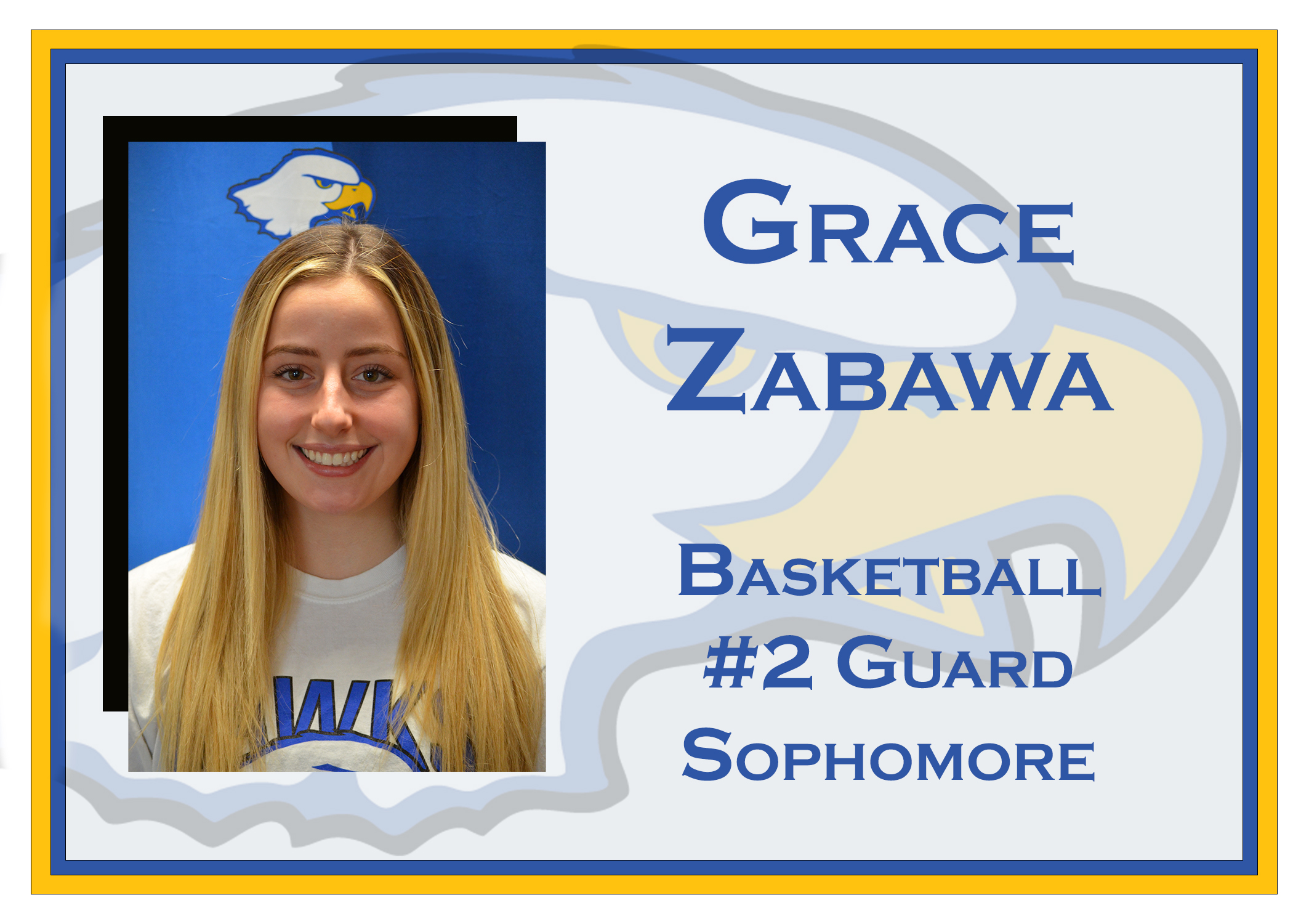 Grace Zabawa - Women's Basketball - Hilbert College Athletics